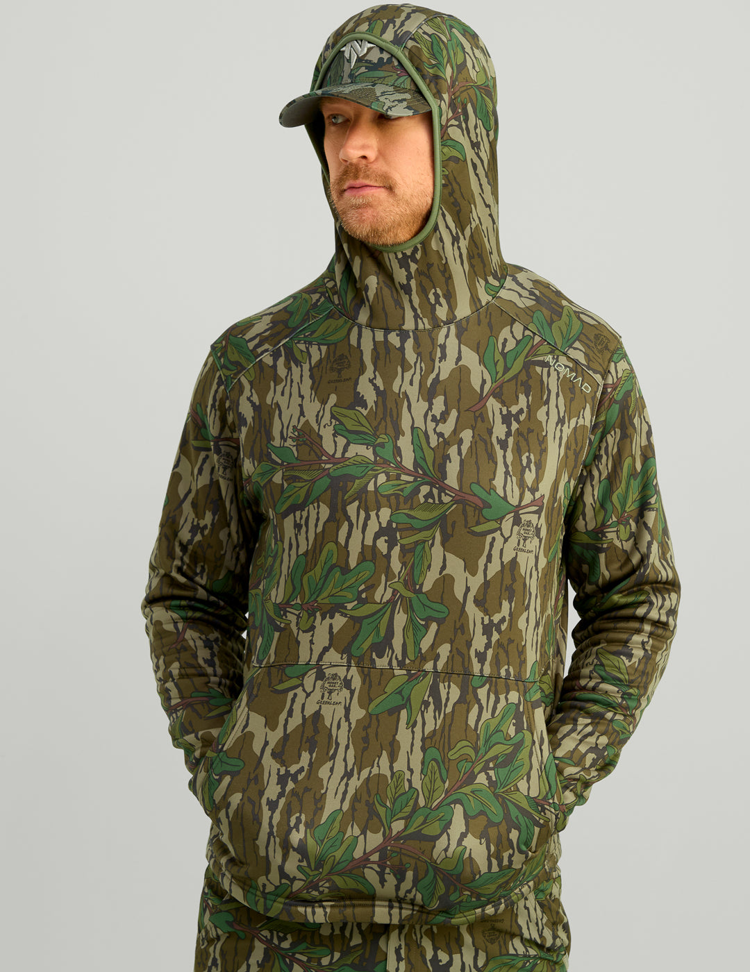Waterproof Leaf Pattern Camo Hoodie - Comfort & Performance – NOMAD Outdoor